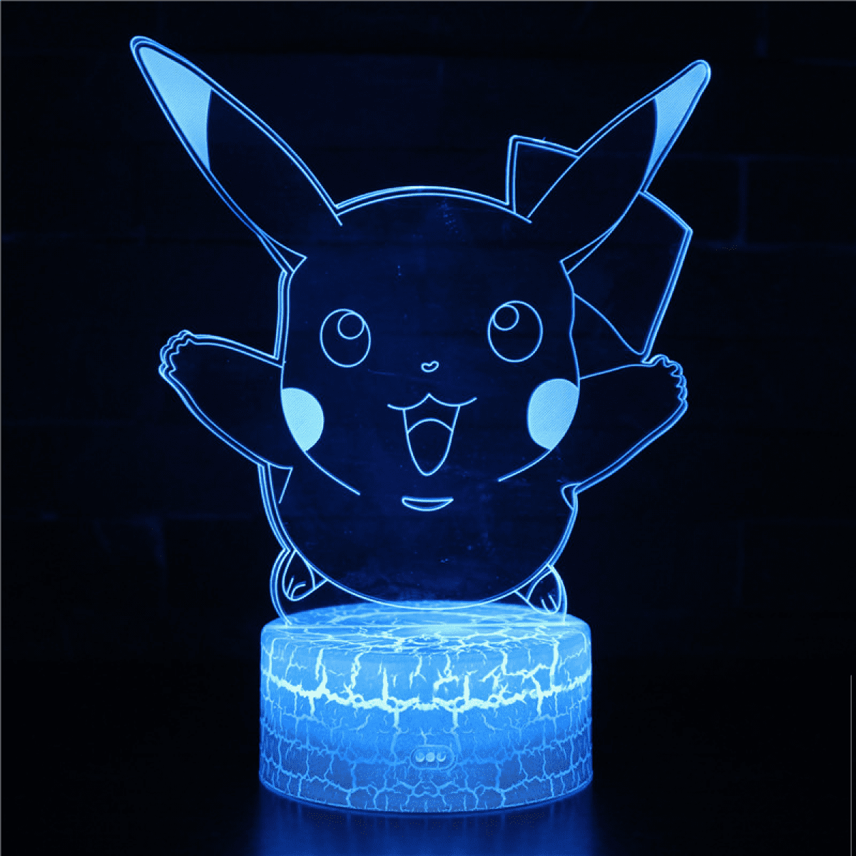 ZOOUSQII Cartoon Anime Pattern 3D Night Light Illusion LED Desk Lamp ...