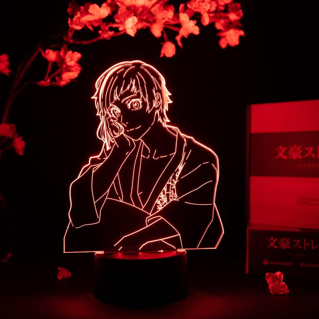 ZOOUSQII Cartoon Anime Pattern 3D Night Light Illusion LED Desk Lamp ...