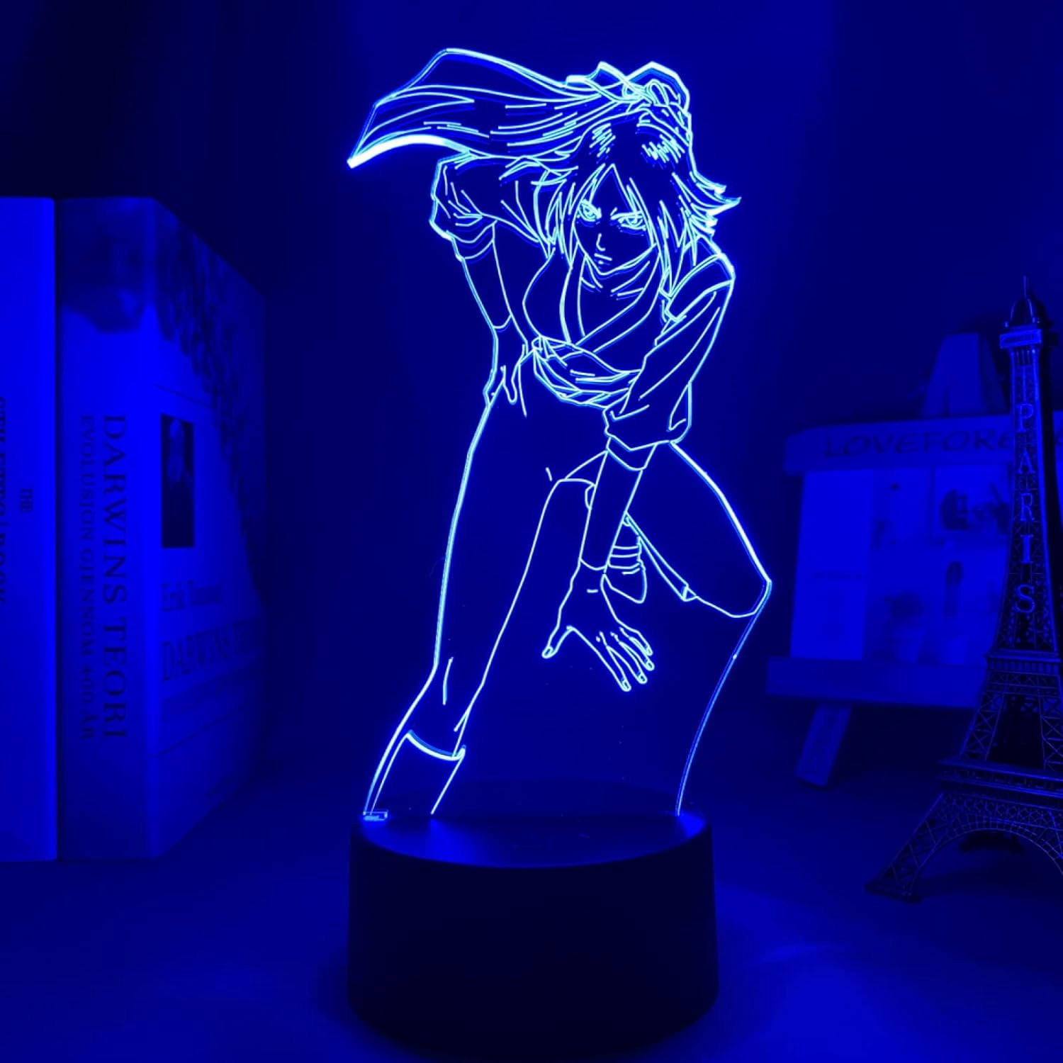 ZOOUSQII Cartoon Anime Pattern 3D Night Light Illusion LED Desk Lamp ...
