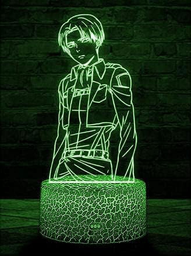 ZOOUSQII Cartoon Anime Pattern 3D Night Light Illusion LED Desk Lamp ...