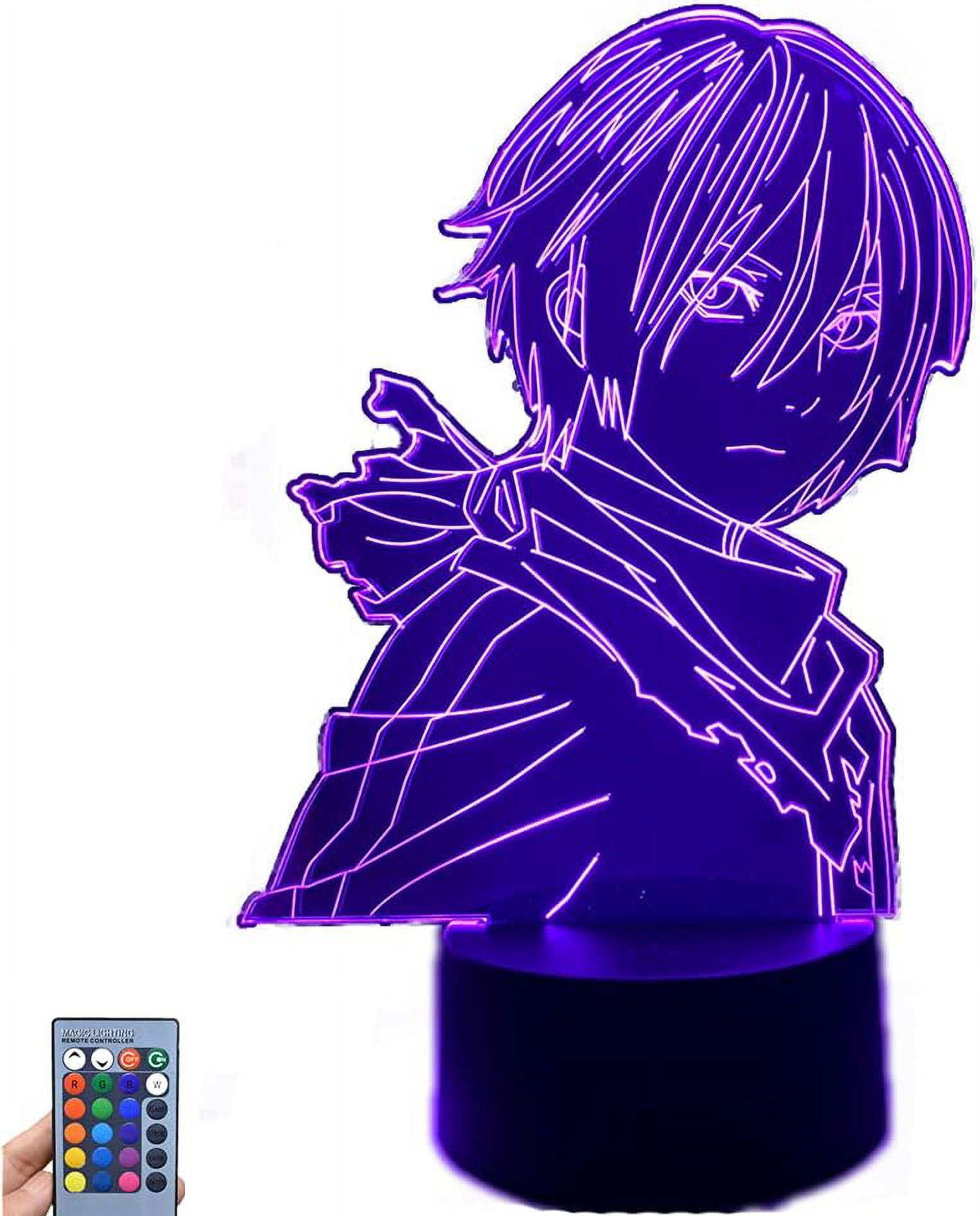 ZOOUSQII Cartoon Anime Pattern 3D Night Light Illusion LED Desk Lamp ...