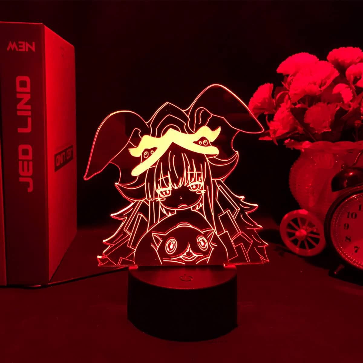 ZOOUSQII Cartoon Anime Pattern 3D Night Light Illusion LED Desk Lamp ...