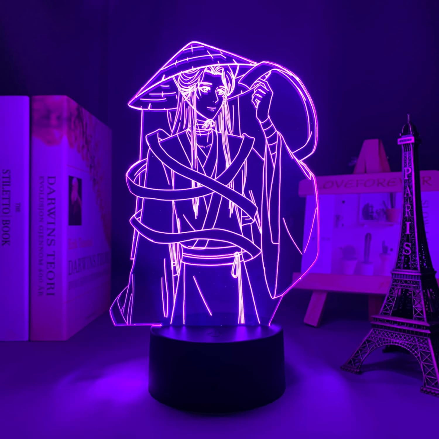 ZOOUSQII Cartoon Anime Pattern 3D Night Light Illusion LED Desk Lamp ...