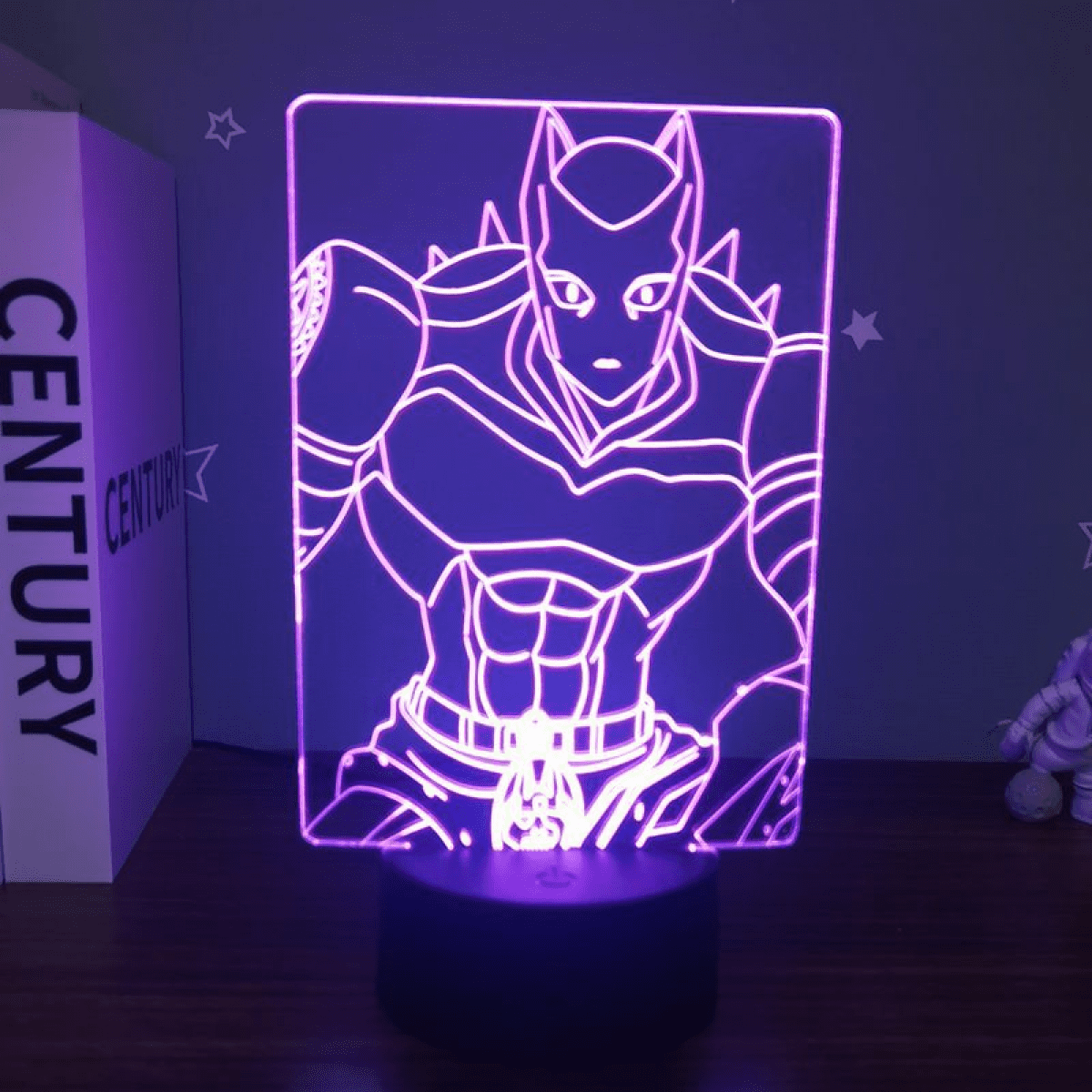 ZOOUSQII JoJo's Bizarre Adventure 3D Night Light Illusion LED Desk Lamp ...
