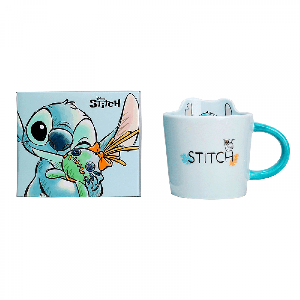 ZOOUSQII Stitch Ceramic Dinnerware - Cute Rice Bowls, Mug，Plates, and ...