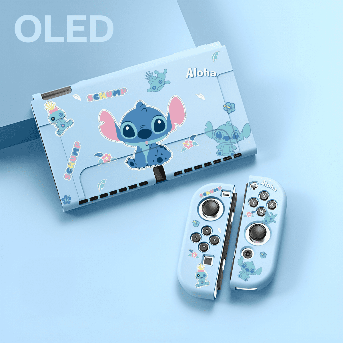 ZOOUSQII Stitch Protective Cover for Nintendo Switch OLED - Colorful ...