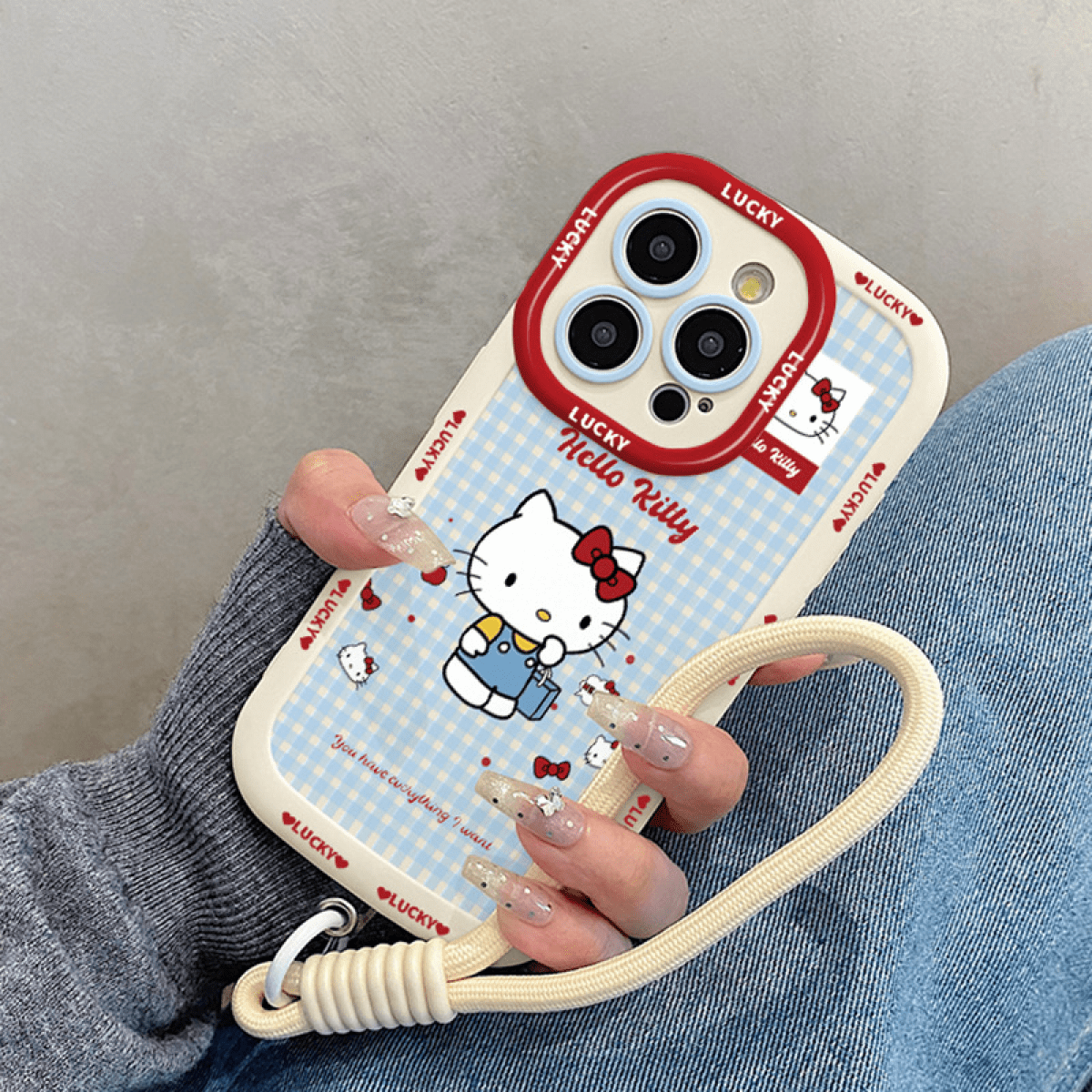 ZOOUSQII for iPhone 14 Pro Case - Cute Cartoon Hello Kitty Shockproof ...