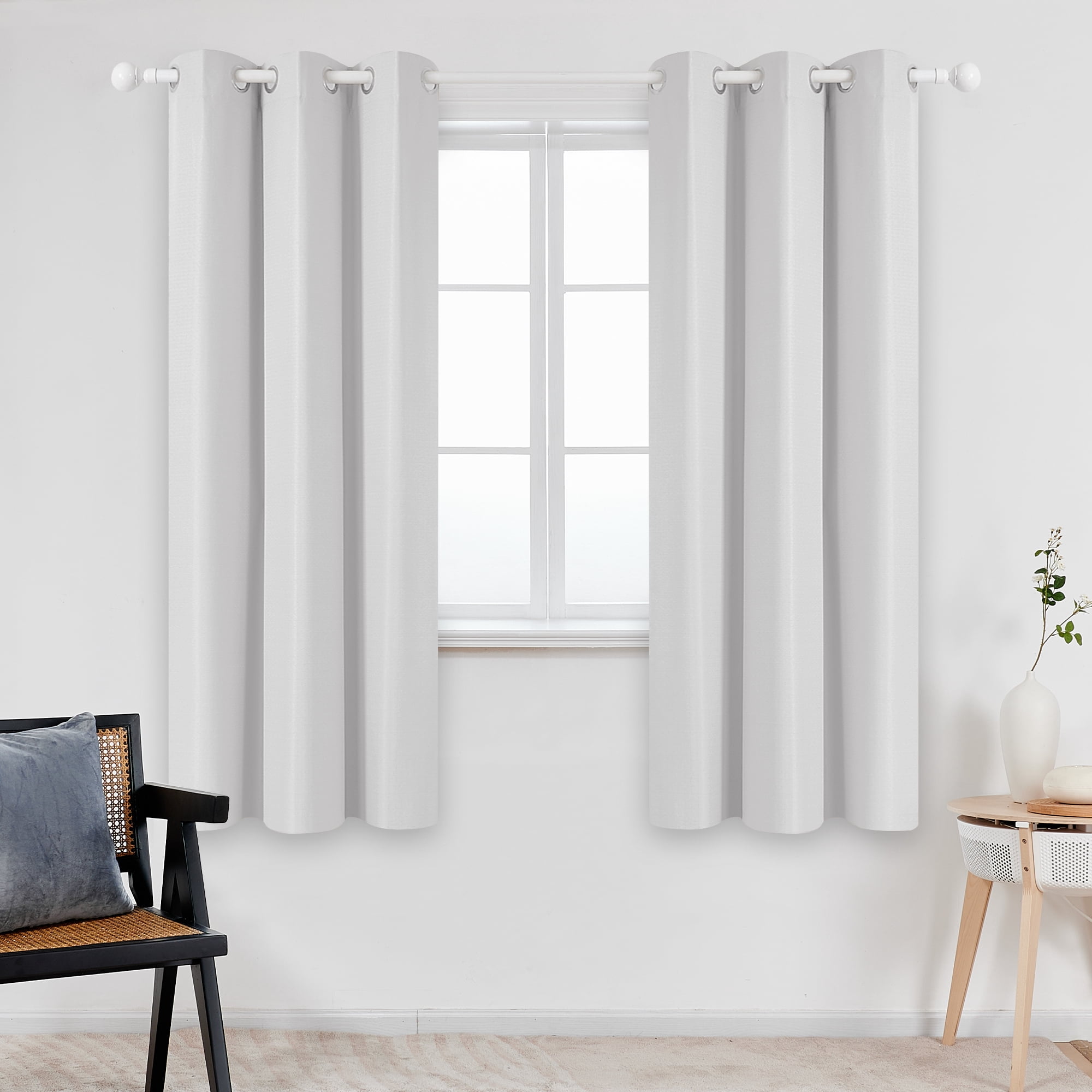 ZOPZO Blackout Drapes Set of 2, Thermal Insulated Window Curtains for ...