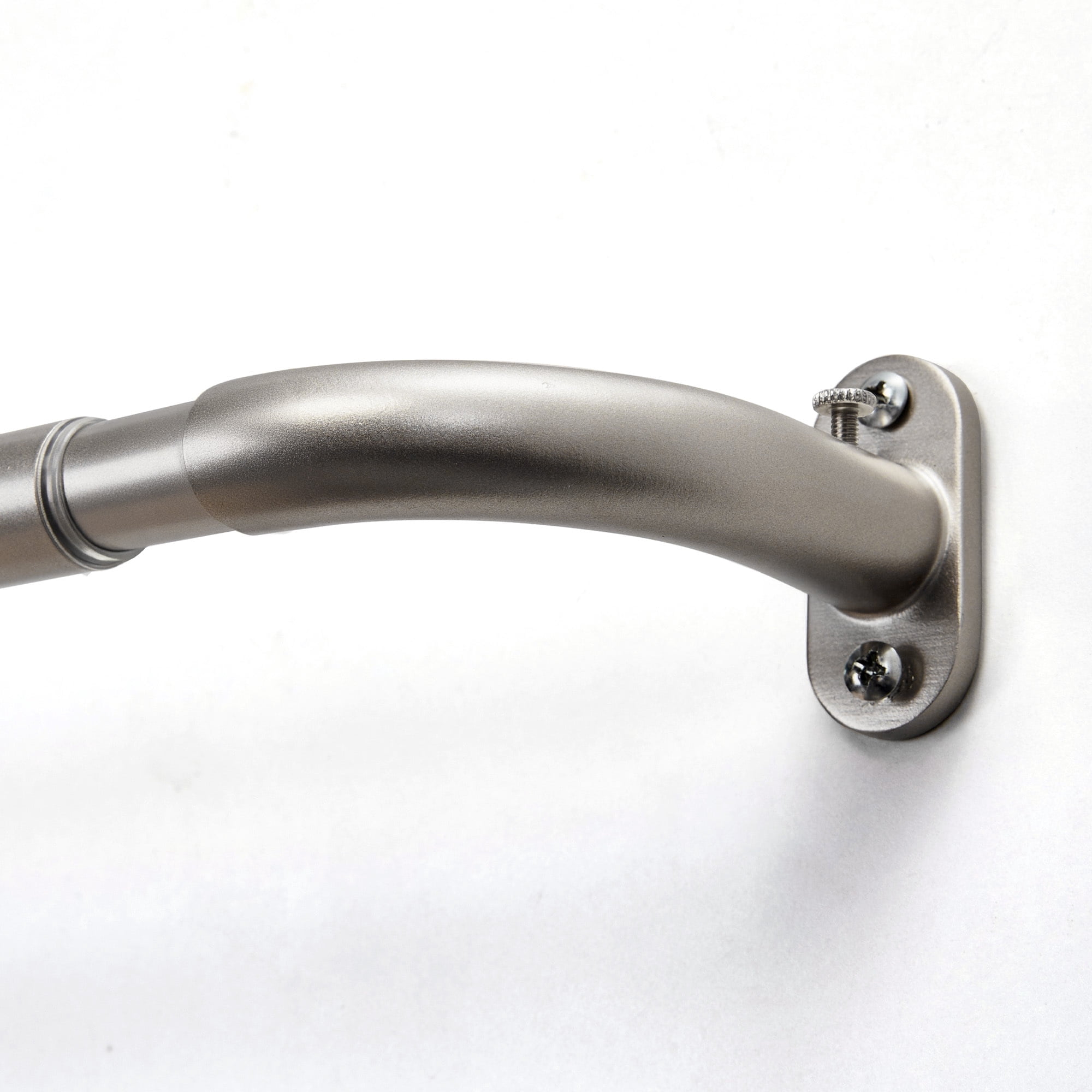 ZOPZO Curtain Rod Adjustable Window Drapery Rod, Sliver, 48-84 Inch ...