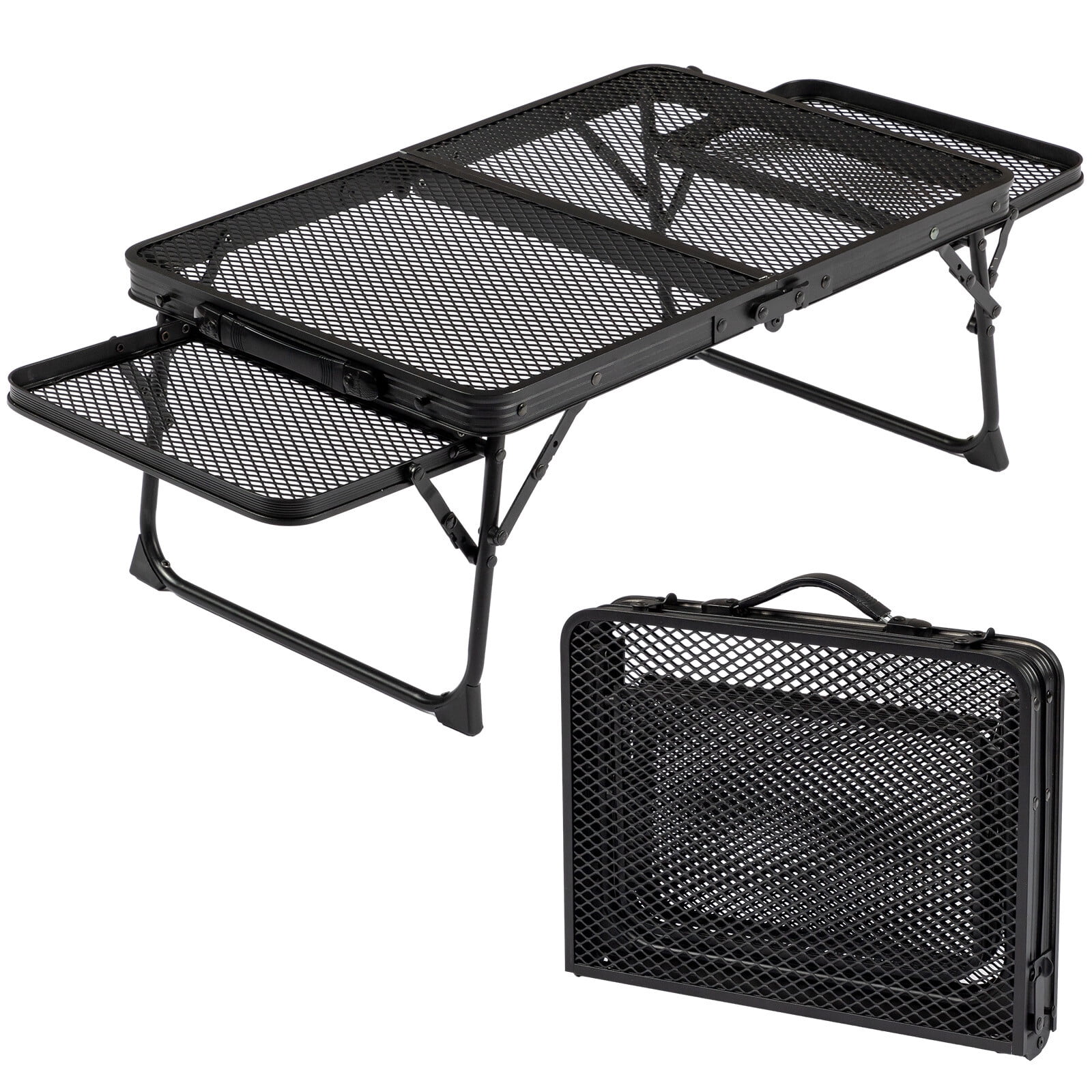 ZOPan 3-Foot Folding Grill Table – Height-Adjustable Outdoor Foldable ...