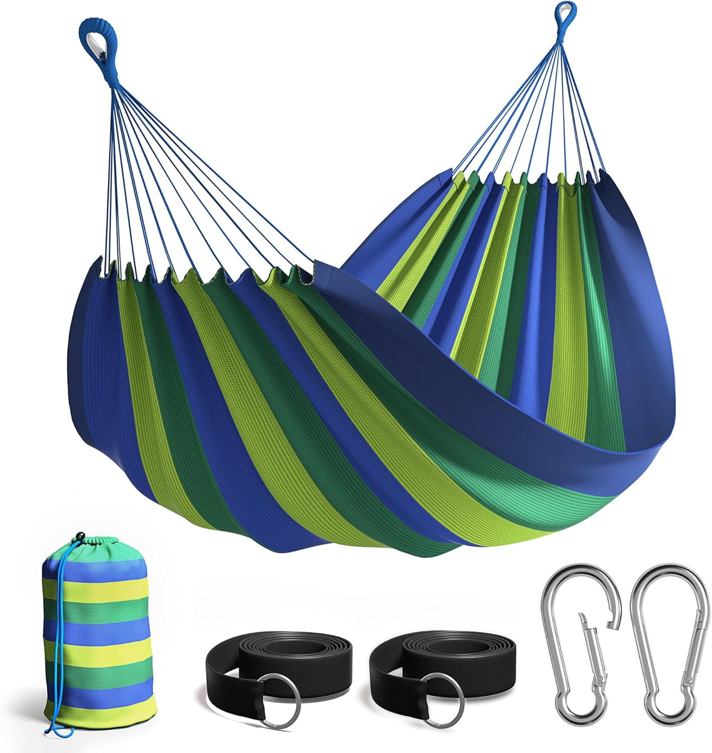ZOPan Brazilian Double Hammock - Extra-Long 2 Person Portable Hammock ...