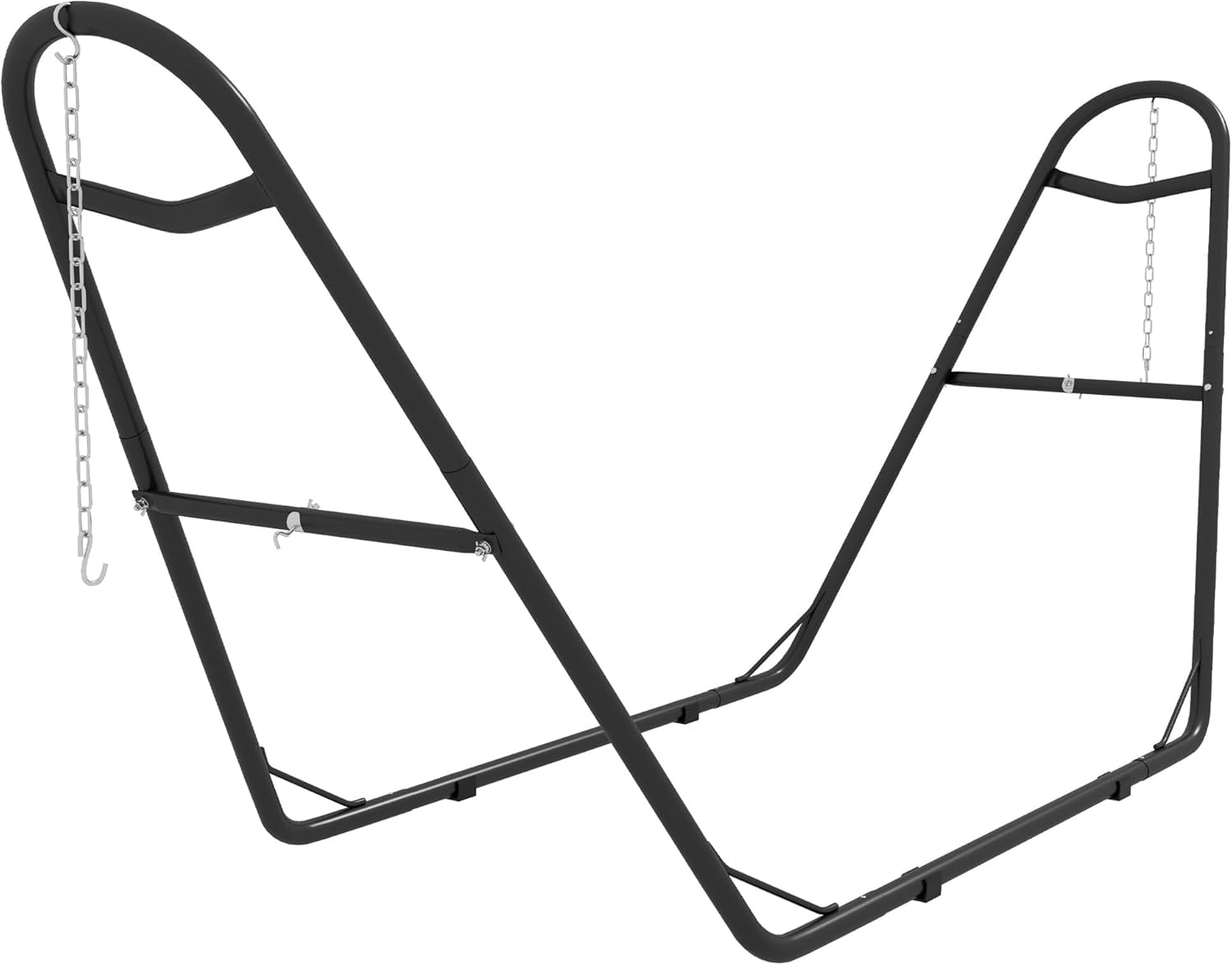 ZOPan Hammock Stand for 2 Person, Portable Adjustable Steel Frame ...