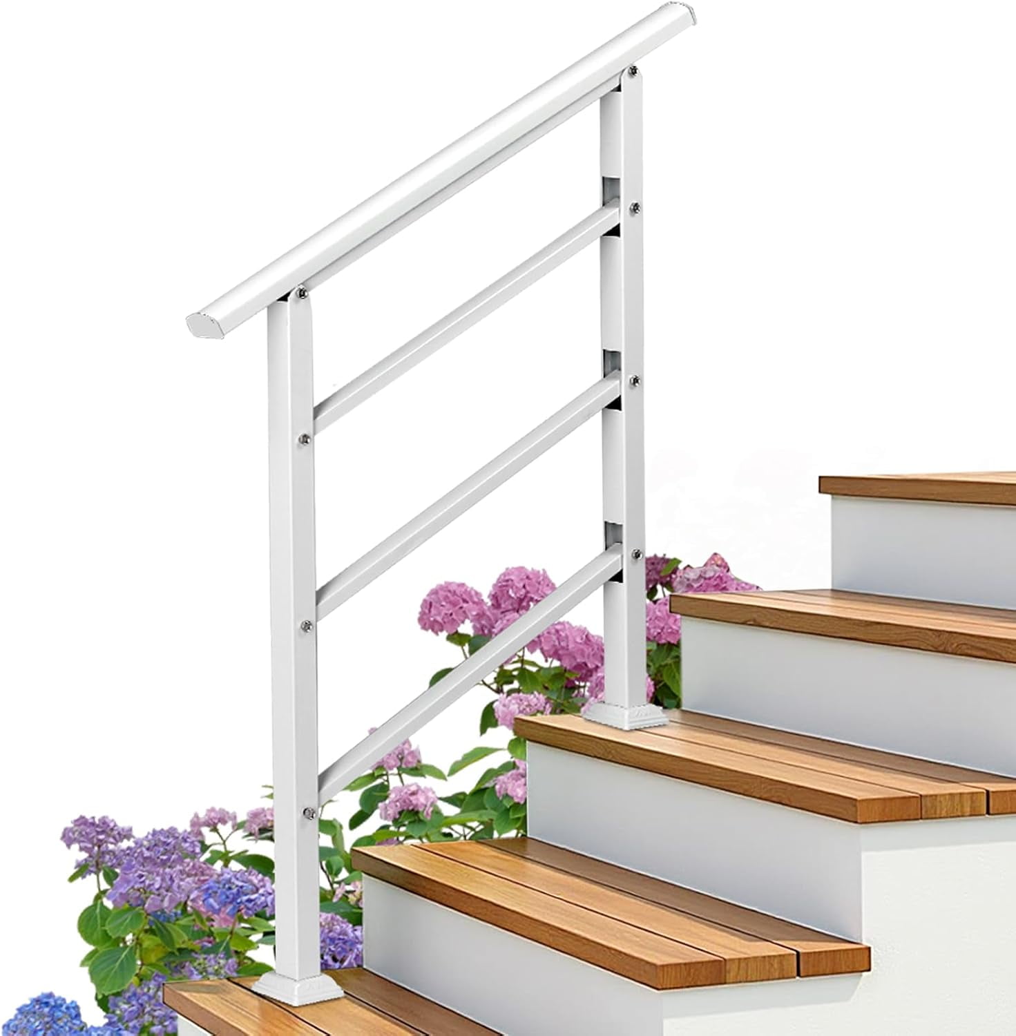 ZOPan Handrails for Outdoor Steps, Stair Handrail Indoor/Outdoor ...