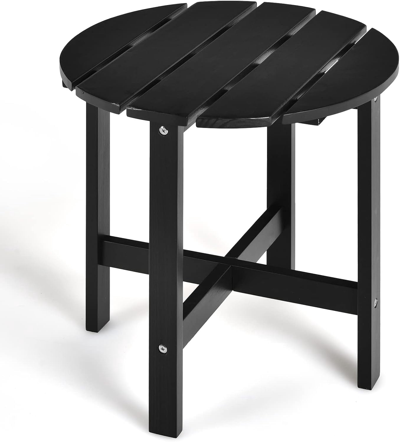 ZOPan Patio Side Table 18’’ Outdoor Bistro Table with Stable Cruciform ...