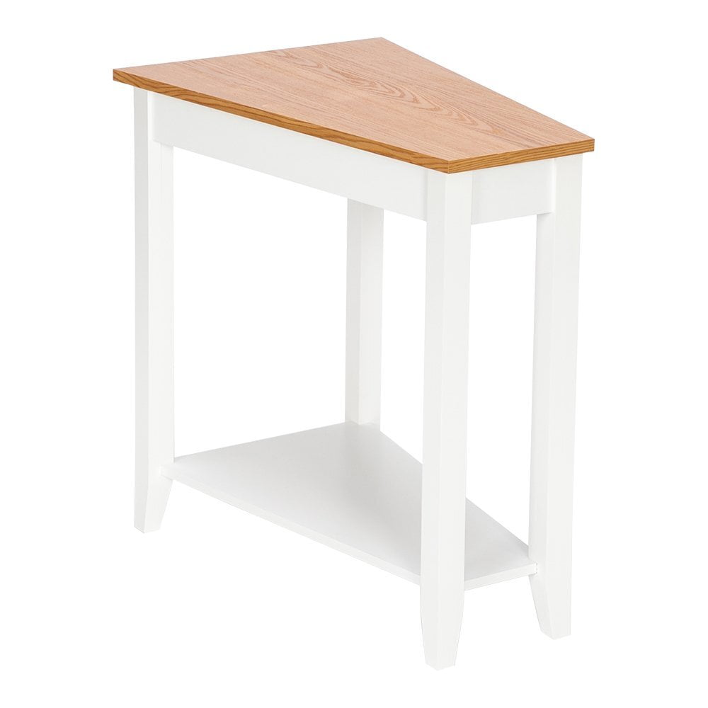 ZOPan Wedge End Table Narrow Triangle Side Table Recliner Corner Tables ...