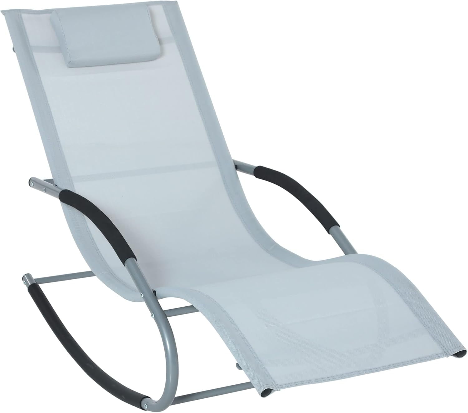 ZOPan Zero Gravity Rocking Chair Outdoor Chaise Lounge Chair Recliner ...