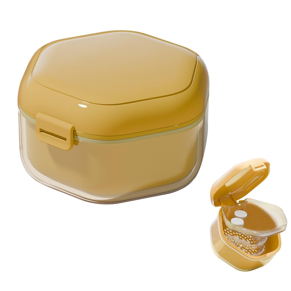 ZORGONS Retainer Case with SSF20 Vent Holes, Pull-out Slim Aligner Case ...