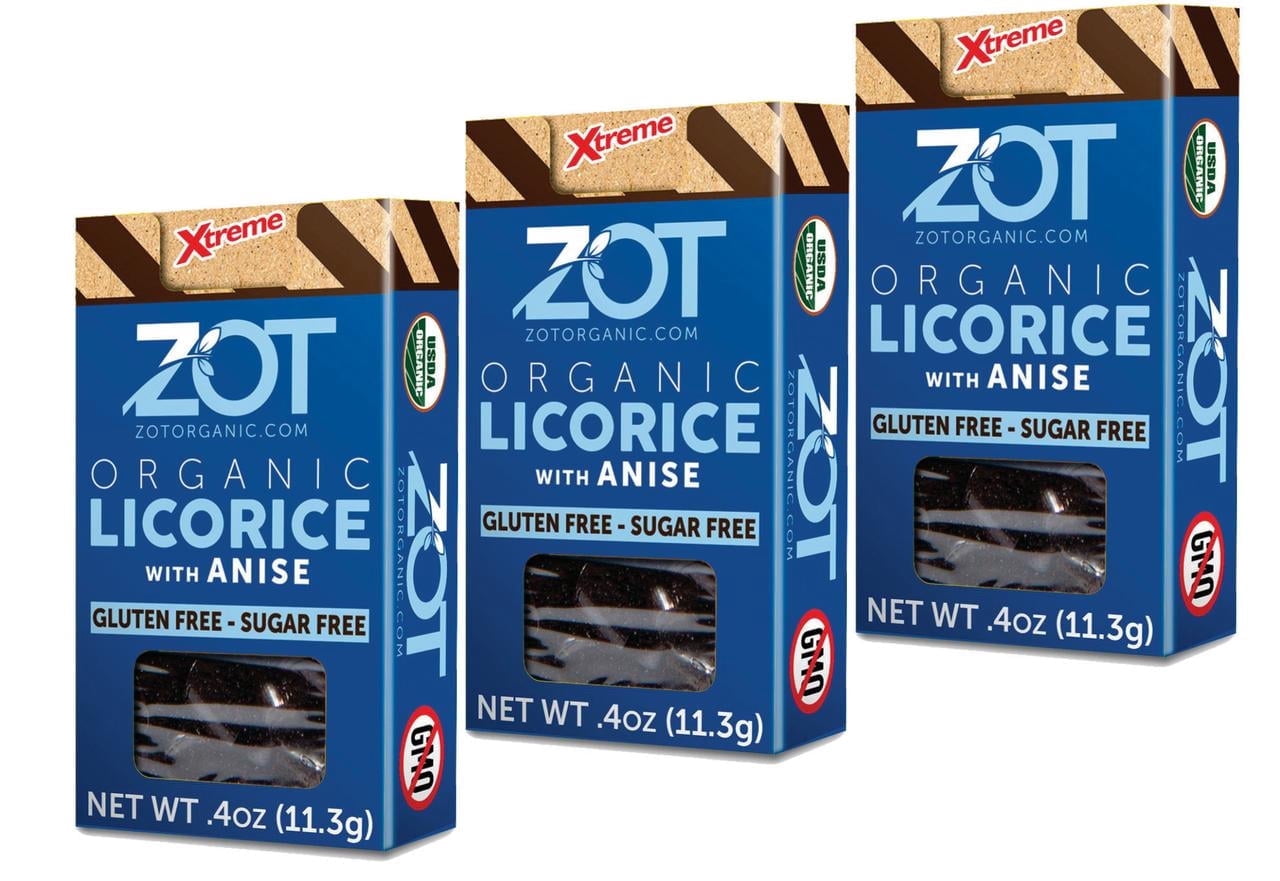 ZOT 100% pure Organic Licorice extr. with Anisel flavor, 0.4 oz flip ...