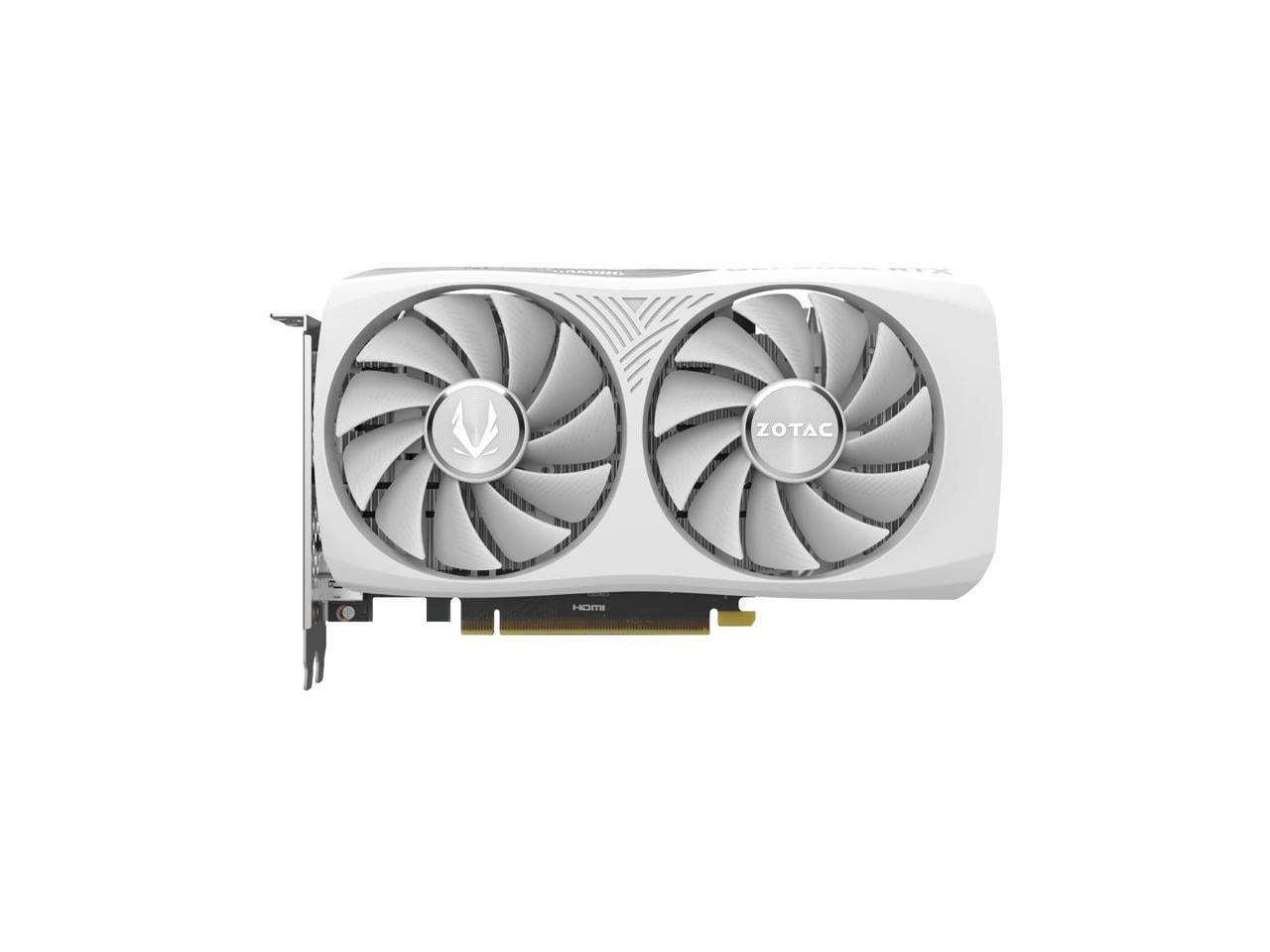 ZOTAC GeForce RTX 4060 8GB Twin OC White, Compact GPU, 17 Gbps PCIE 4.0 ...