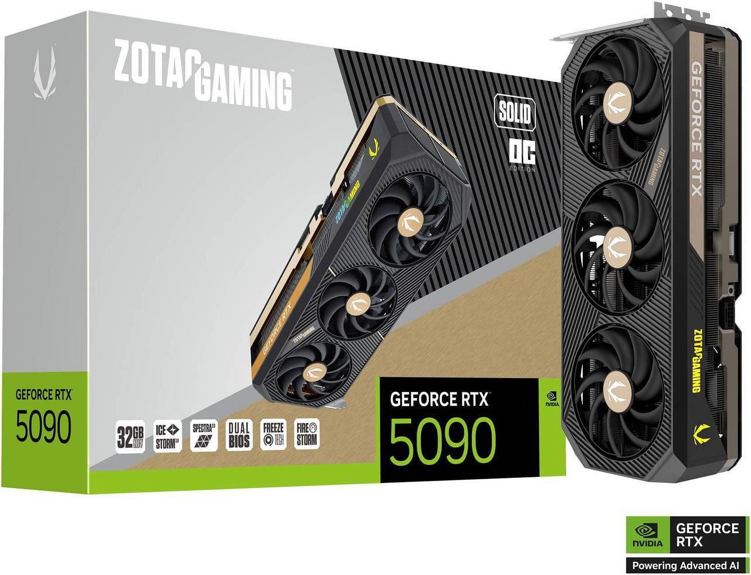 SEALED ZOTAC GAMING GEFORCE RTX 5090 SOLID OC 32GB *NEW IN HAND, SHIPS ...