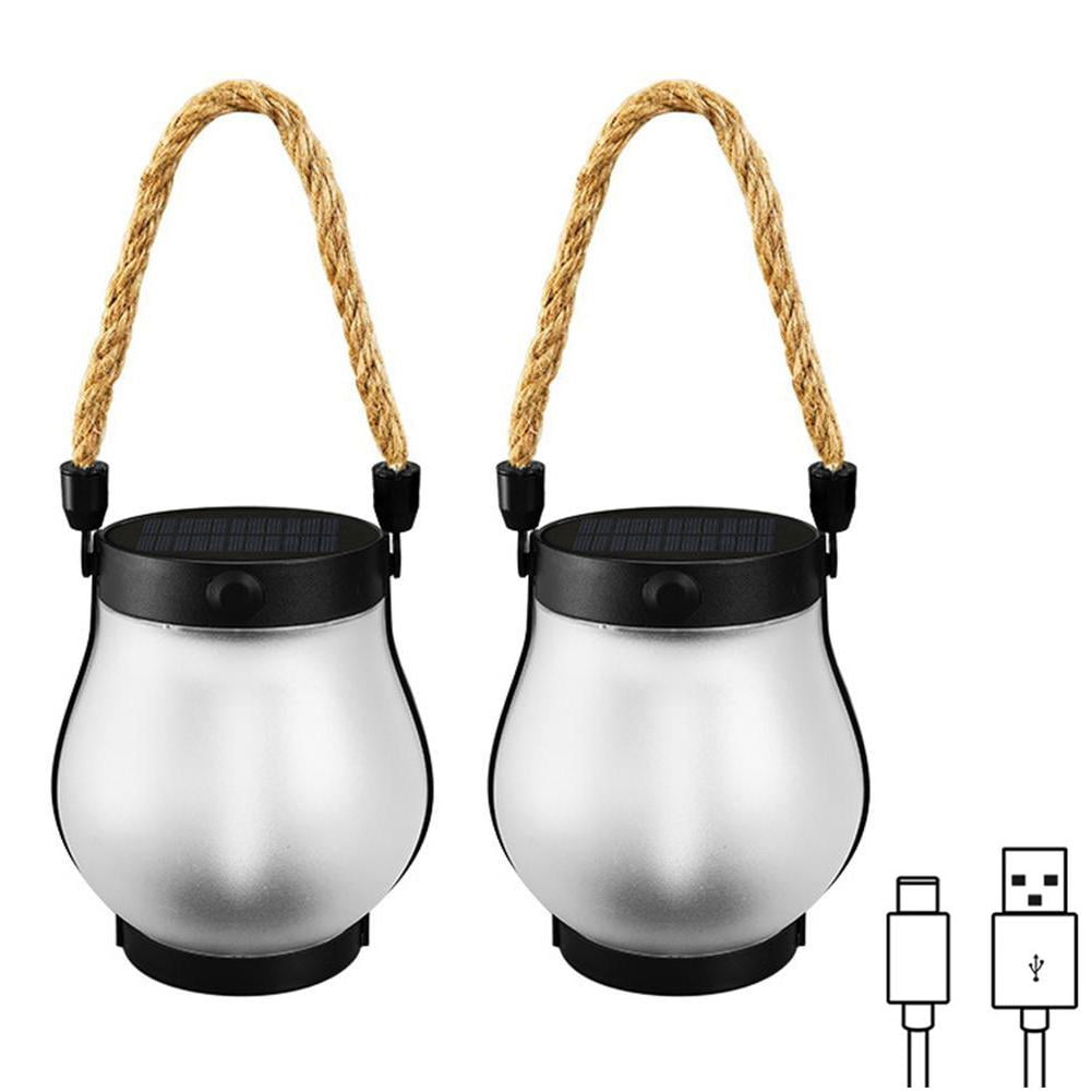 ZOUBAOQ Kaliqo Solar Lantern Outdoor Lights Waterproof, Dancing Flame ...
