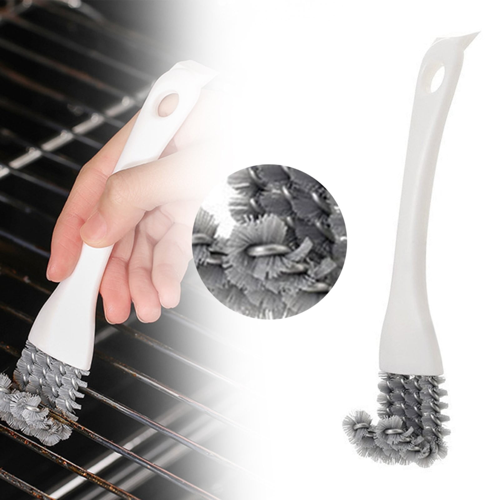ZOURIH 1 Pack Safe BBQ Brush for Grill -Stainless Grill Grate Cleaner ...