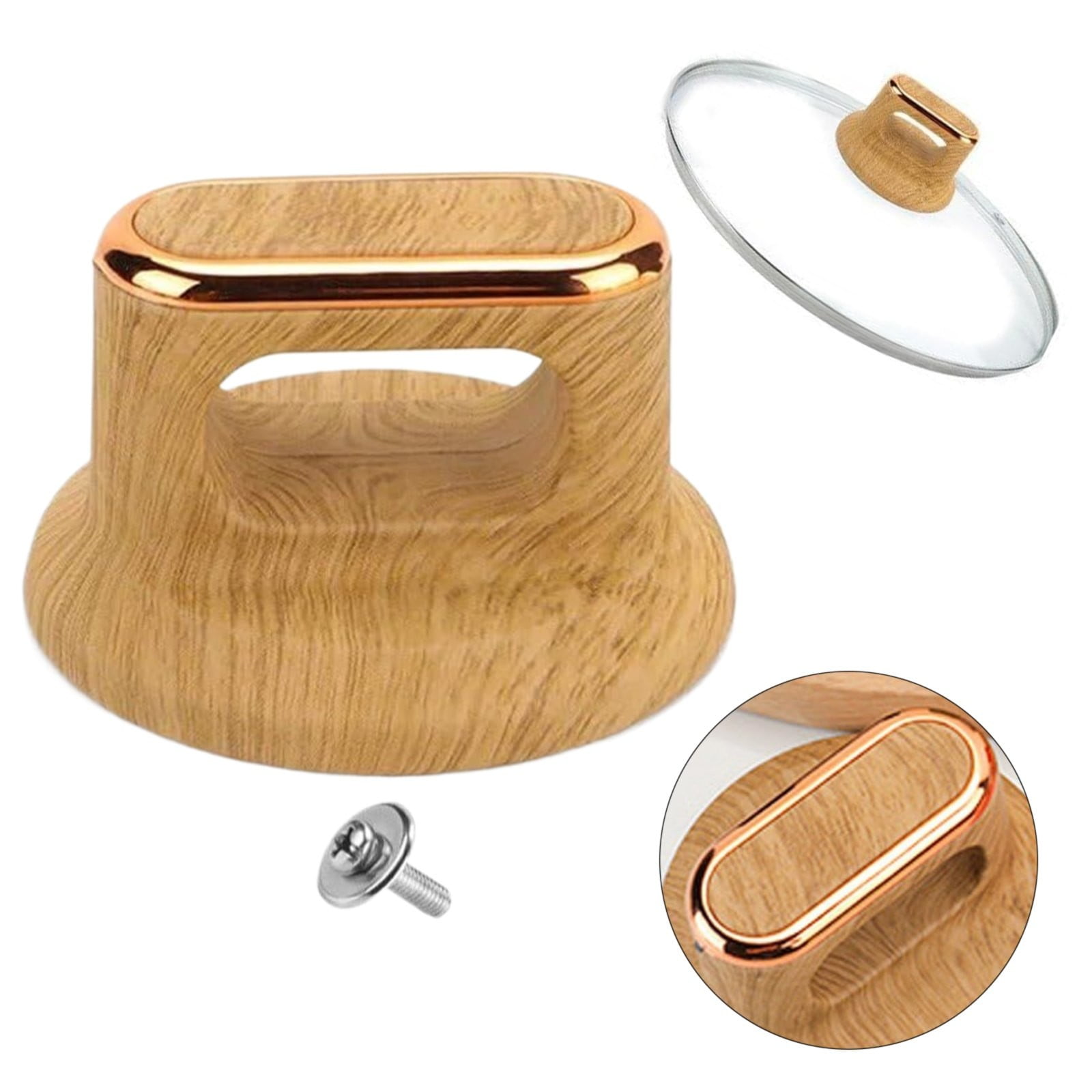ZOURIH 1 Pcs Pot Lid Top Replacement Knob Pan Lid Holding Handles ...