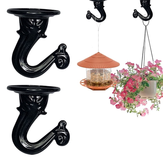 ZOURIH 2 PCS Swag Hook Heavy Duty Ceiling Hook with Hardware for ...