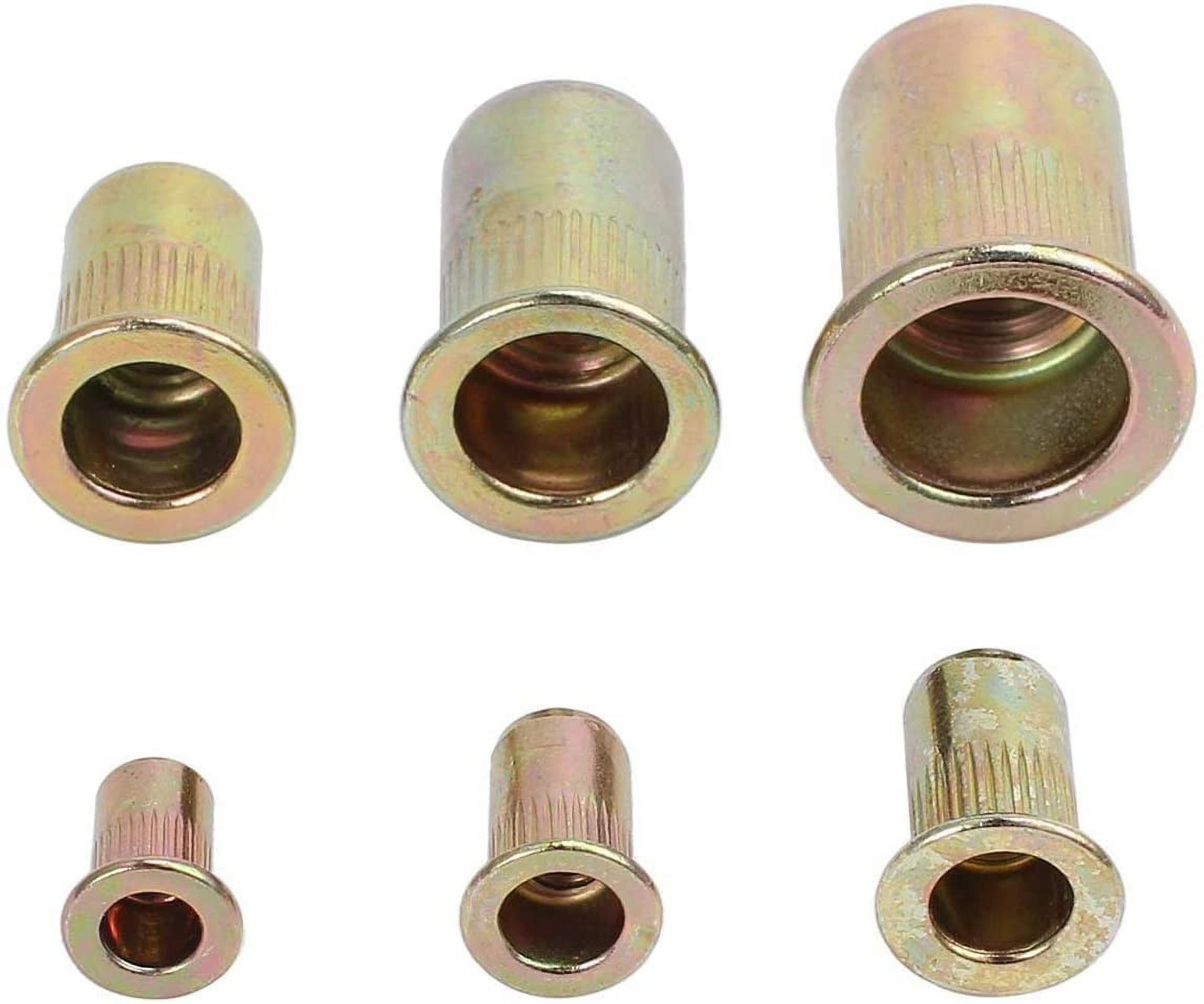 ZOURIH 200 Pc Threaded Insert Inoxidable Nutsert Nut Kit M3 M4 M5 M6 M8 ...