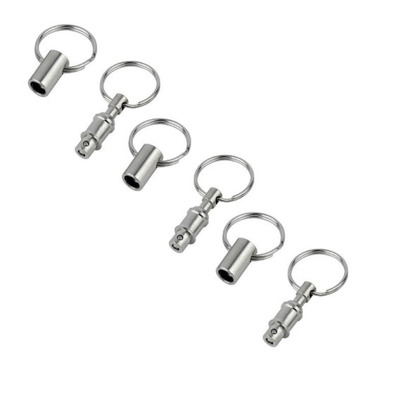 ZOURIH 3 Pack Quick Release Detachable Keychain Dual Pull Apart Key ...