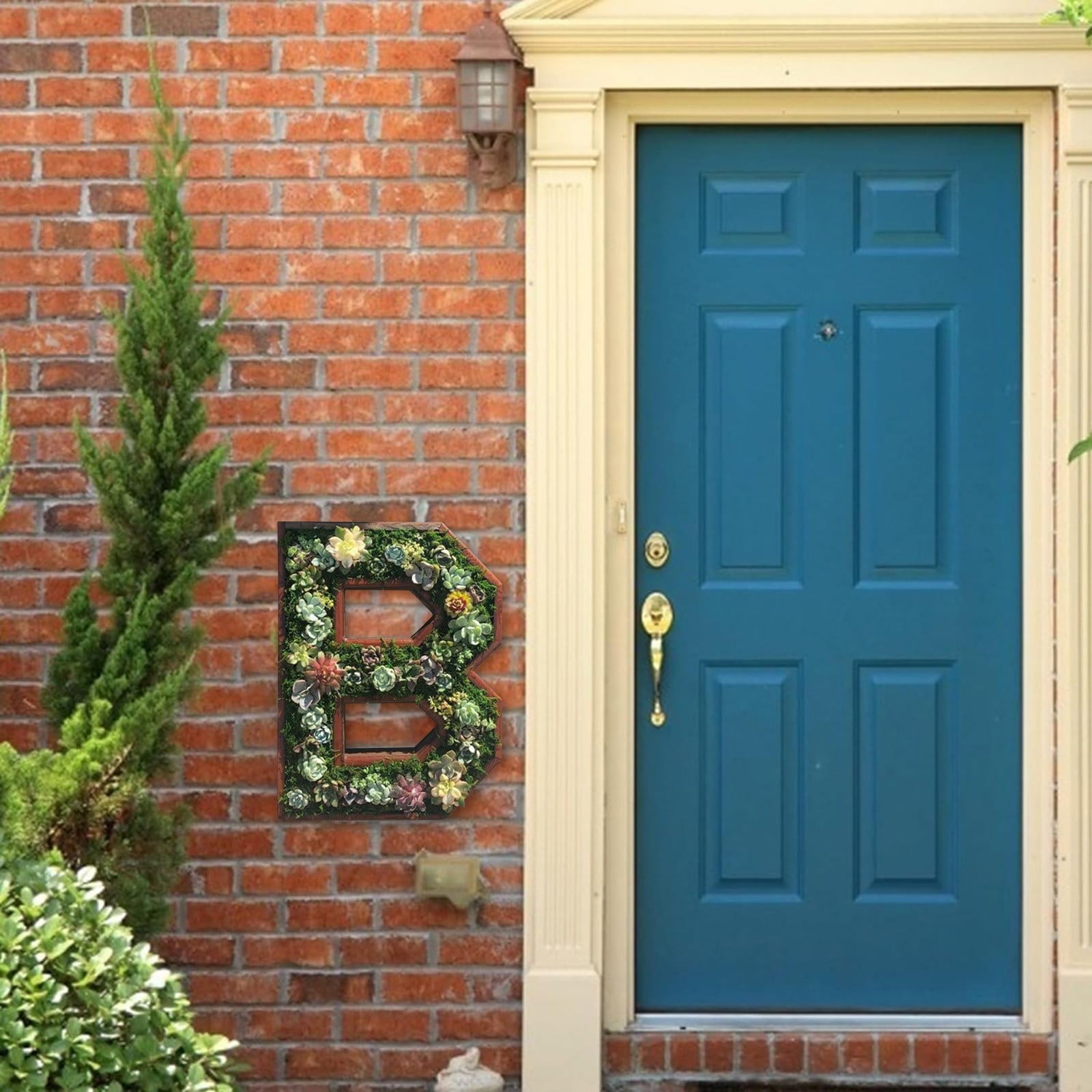 ZOURIH Flower Pots Decorative Wall Wooden Monogram Letters with ...