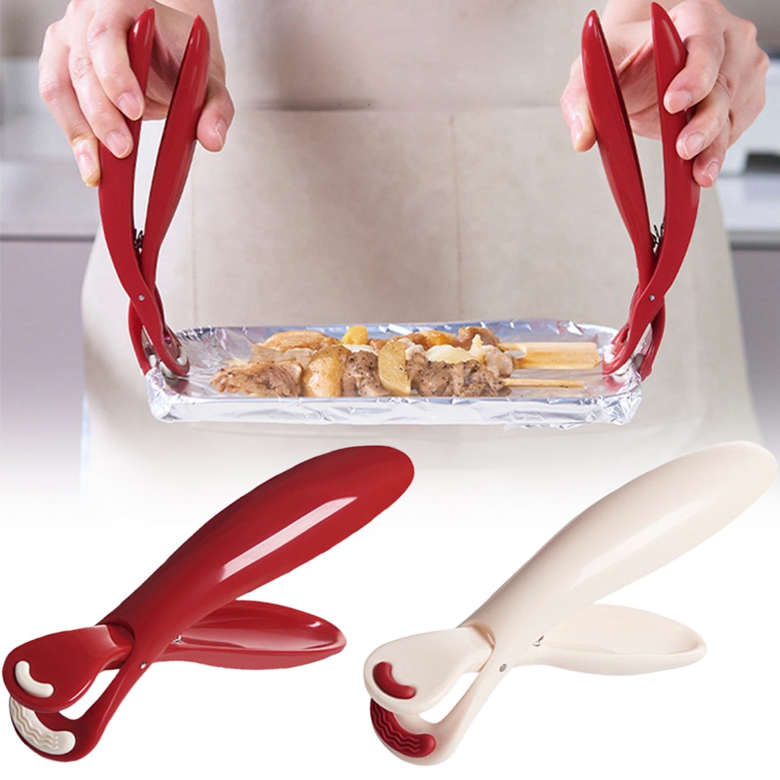 ZOURIH Hot Plate Grippers 2pcs,Multi-Function Anti Scald Bowl Clip Hot ...
