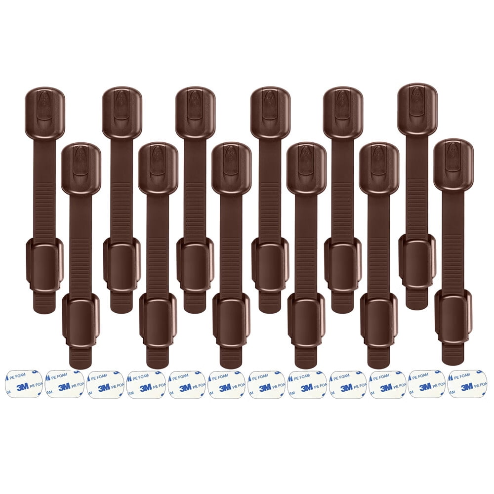 ZOUYUE Baby Locks, 12 Pack Childproof Safety Latches, 3M Adhesive, No ...