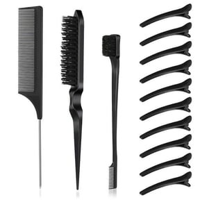 FHALLYNN 4 Pcs Pink Hair Combs for Women,Hair Combs for Styling .Wide ...