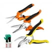 3 Packs Gardening Scissors Garden Tools, Pruning Shears Gardening Supplies, Stainless Steel ...