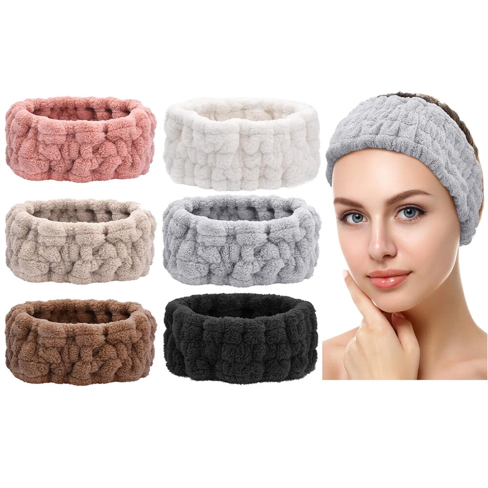 ZOUYUE 6 Pack Makeup Headband for Makeup and Washing Face,Microfiber ...