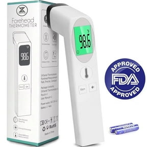 Equate Bluetooth Dual-Function Infrared Thermometer with Forehead and ...