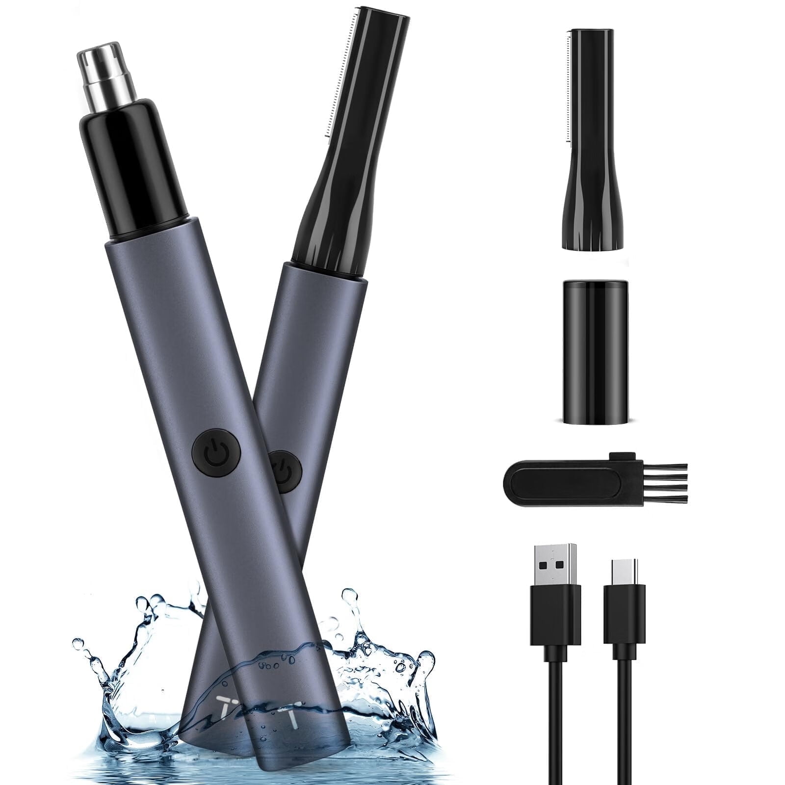 ZOUYUE Electric Ear/Nose Hair Trimmer, Painless Eyebrow Clipper ...