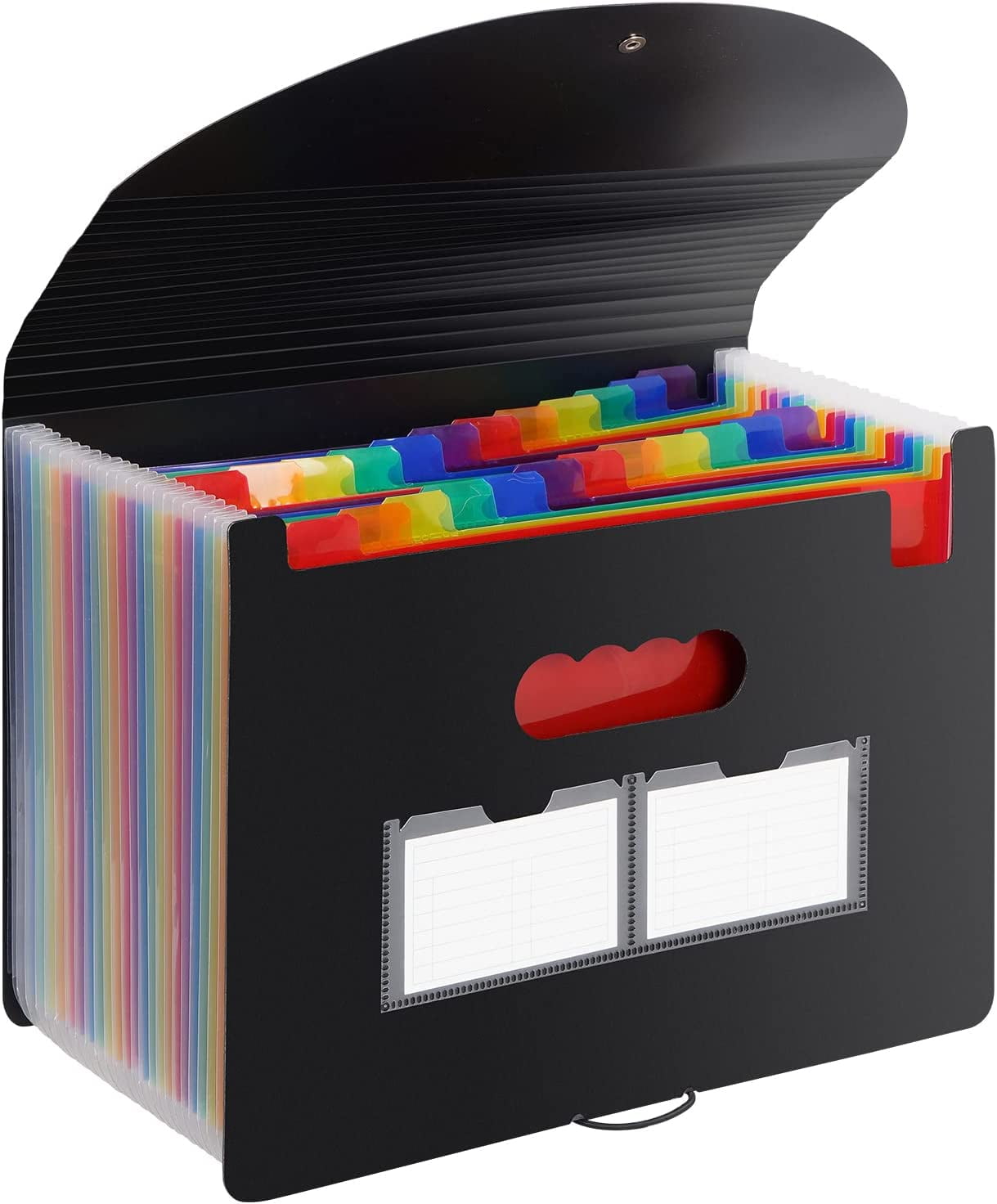 ZOUYUE Expanding File Folder 24 Pockets,Accordion File Organizer ...