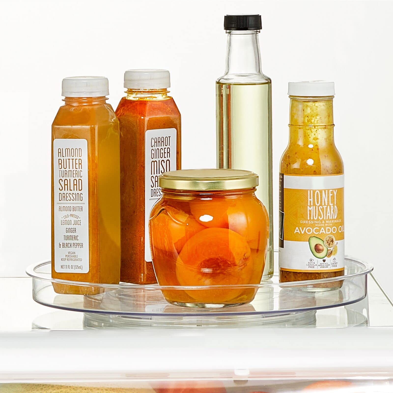 ZOUYUE Lazy Susan Turntable Plastic Spinner for Kitchen/Bathroom ...