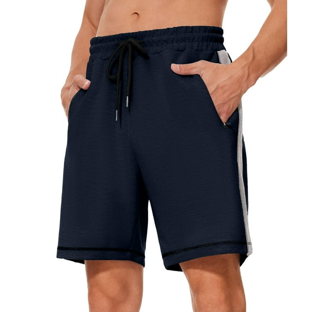 ZOUYUE Mens Shorts Regular Fit Cotton Chino Jogger Short Half Pants ...