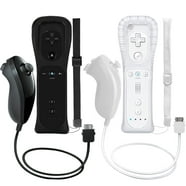 TechKen 2 Pack Wii Remote Controller with Built-in Motion Plus and 2 ...