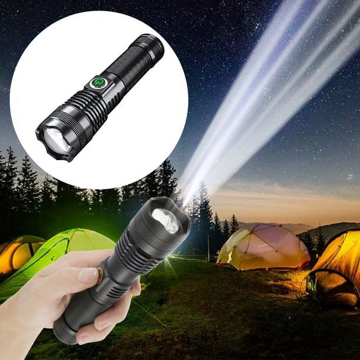 ZOUYUE Rechargeable Flashlights High Lumens, 1000000 Lumen Super Bright ...