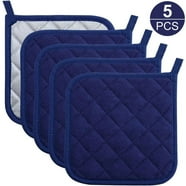 VHC Brands Cotton Pot Holder Set of 2, Heat Resistant, Kitchen ...