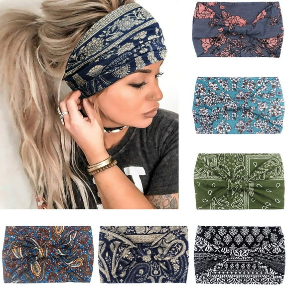CQCYD under $5 Turban Headwrap, Bohemian Turban Headwrap Hat ...