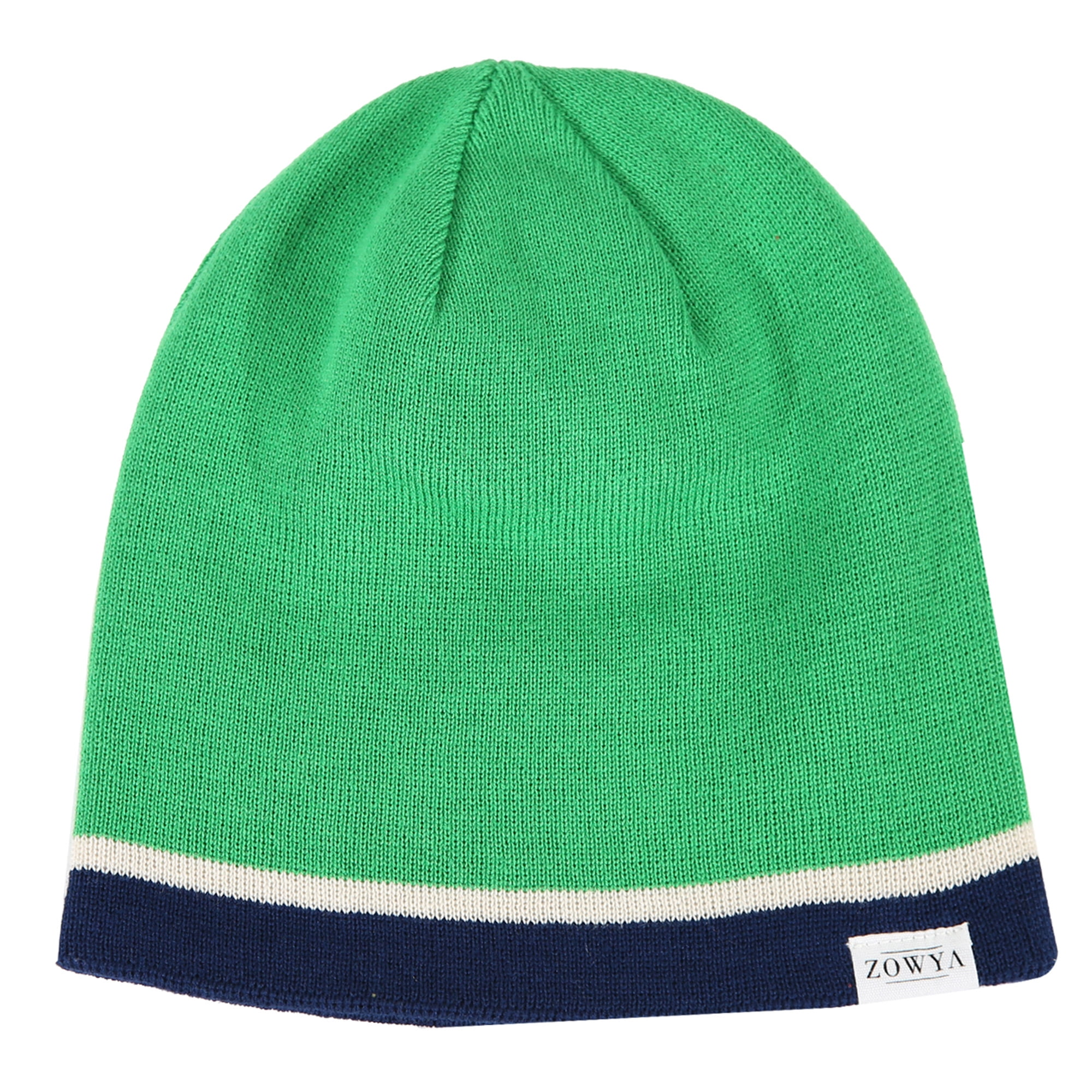 ZOWYA Reversible Beanies for Men and Women – Cotton/Acrylic Knitted ...