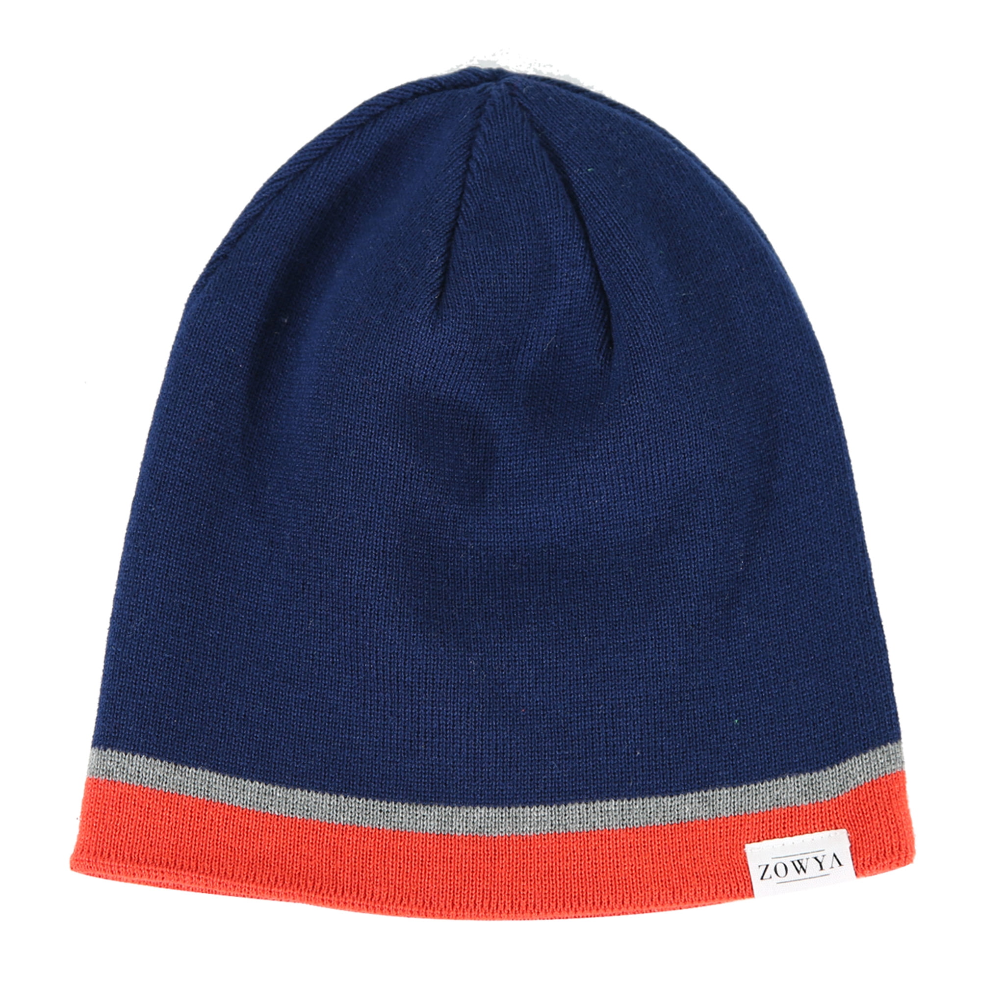 ZOWYA Reversible Beanies for Men and Women – Cotton/Acrylic Knitted ...