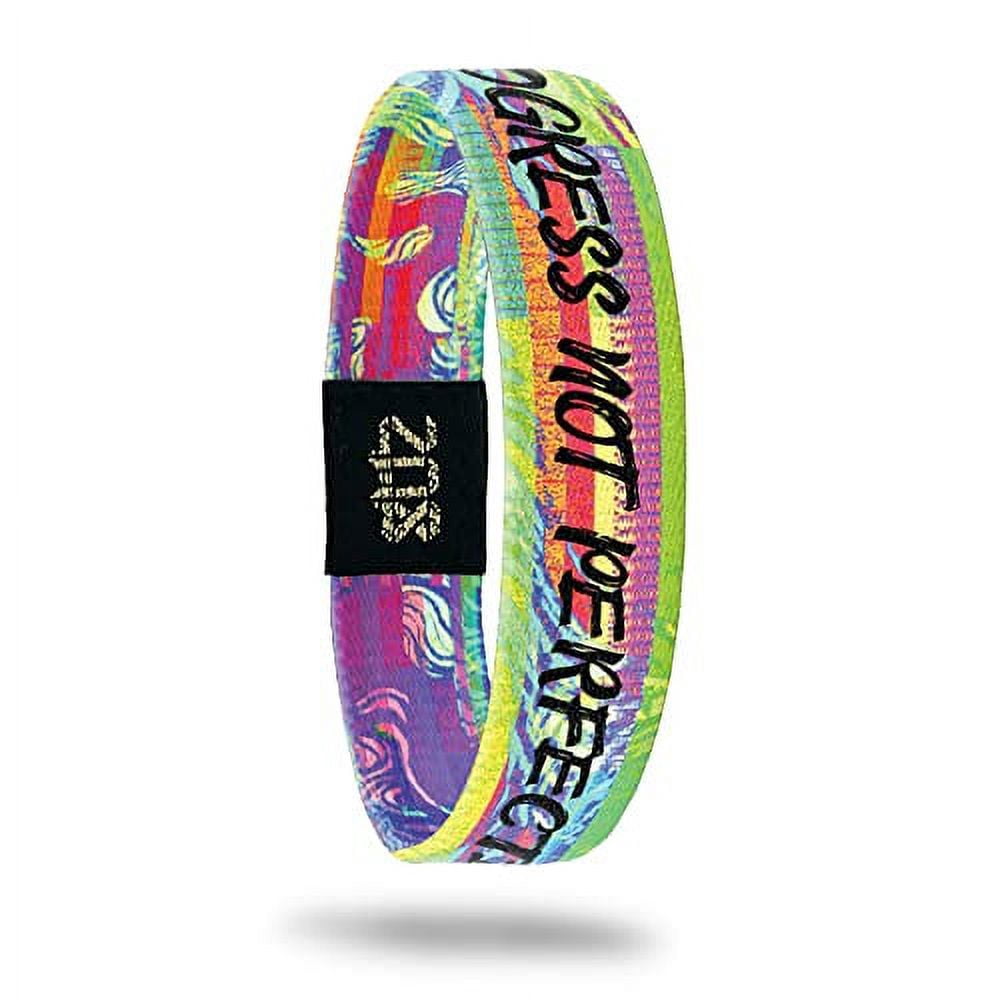 ZOX Bracelets â€” Progress Not Perfection | Stretchy Elastic Band with ...