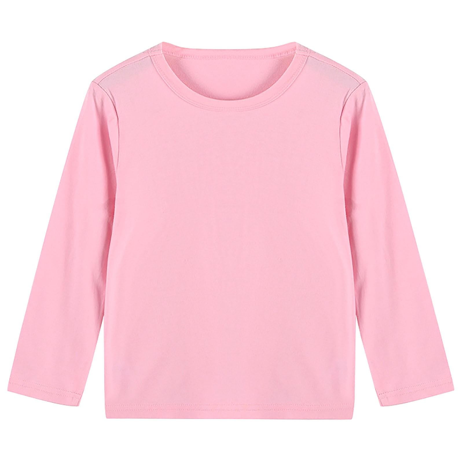 ZOYOEN Girls Long Sleeve T Shirts- Crewneck Fashion Casual Kids Graphic ...