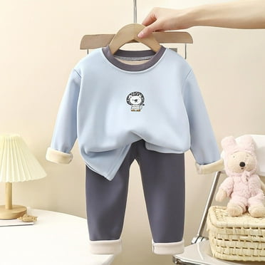 Wrangler Toddler Boys’ Long Sleeve Flannel Shirt and Jeans Set, 2-Piece ...